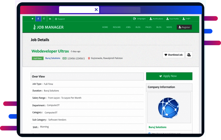 Job Manager Theme WordPress - Discover Powerful Theme for Your Job ...
